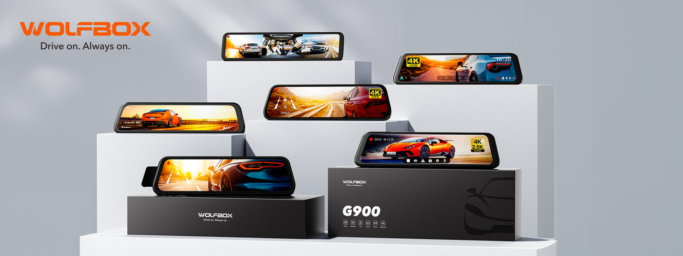 WOLFBOX Mirror Dash Cam